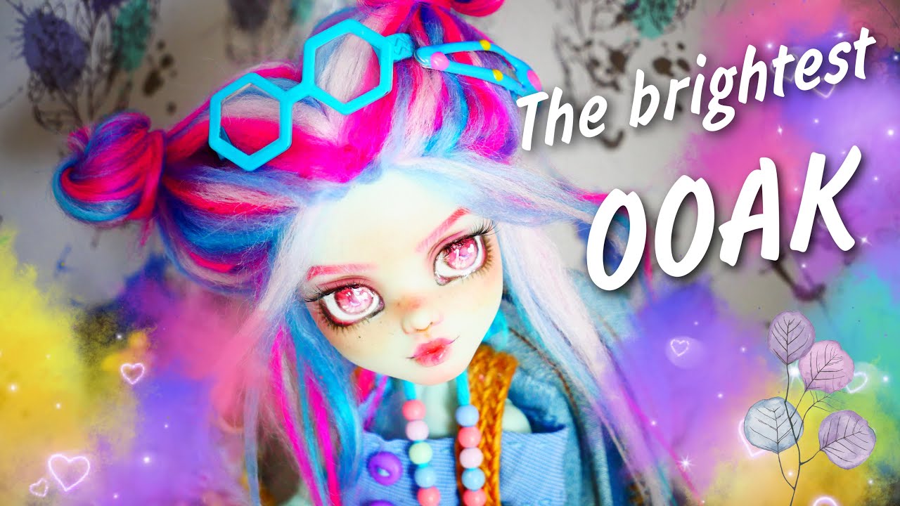 Repaint! Custom OOAK Doll custom - YouTube
