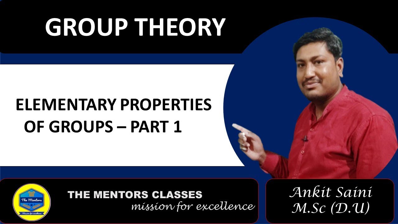 Elementary properties of groups | Modern algebra | group theory | - YouTube