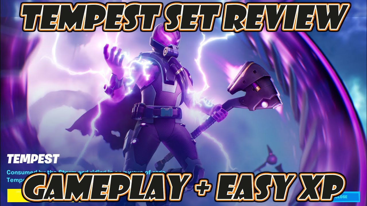 Tempest skin set review and tips for max xp in a game - YouTube