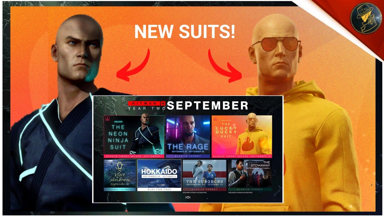 HITMAN 3 Update | September 2022 Roadmap Including 2 New Suits! 🤯 - YouTube