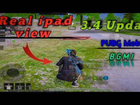 How to get ipad view in PUBG in mobile | 3.4 update ipad view in PUBG ...
