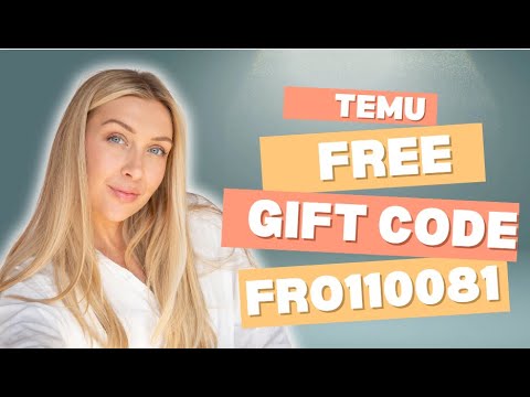 "FREE TEMU GIFT CODE 'fro110081' to All Customers (2025) – Save BIG Now!" - YouTube