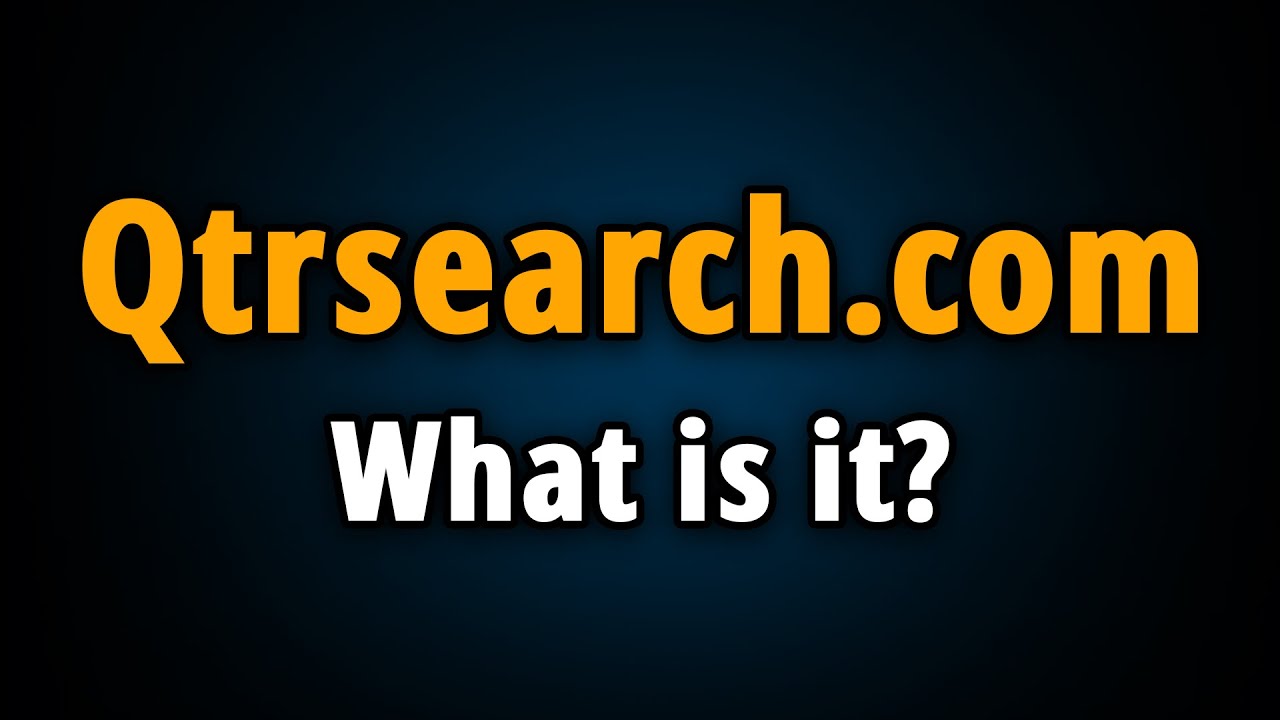 Qtr Extension: What Is It & How to Remove Qtr search Virus? - YouTube