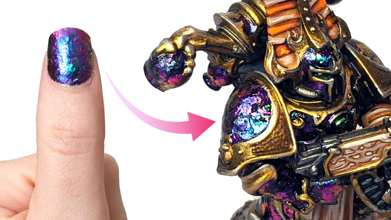 Paint your Warhammer army with... Nail polish?! - YouTube