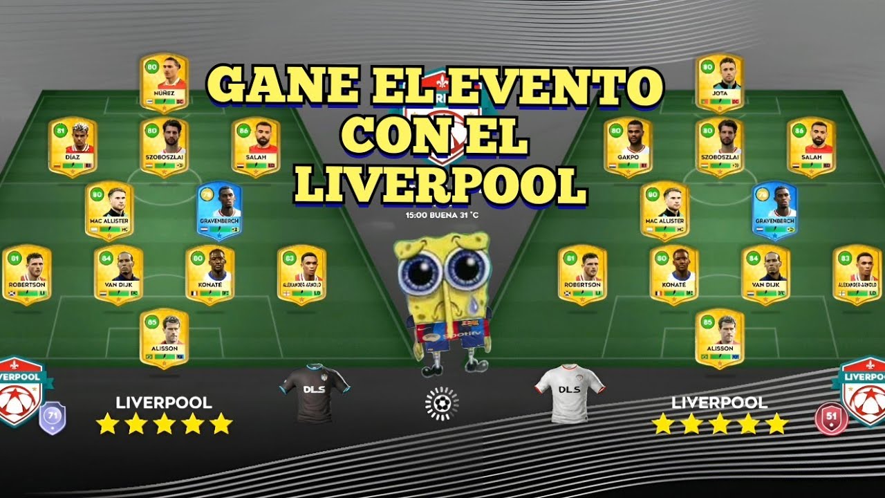 JUGANDO EL EVENTO CON EL LIVERPOOL 🐐🔥 // DLS25 LIVE - YouTube
