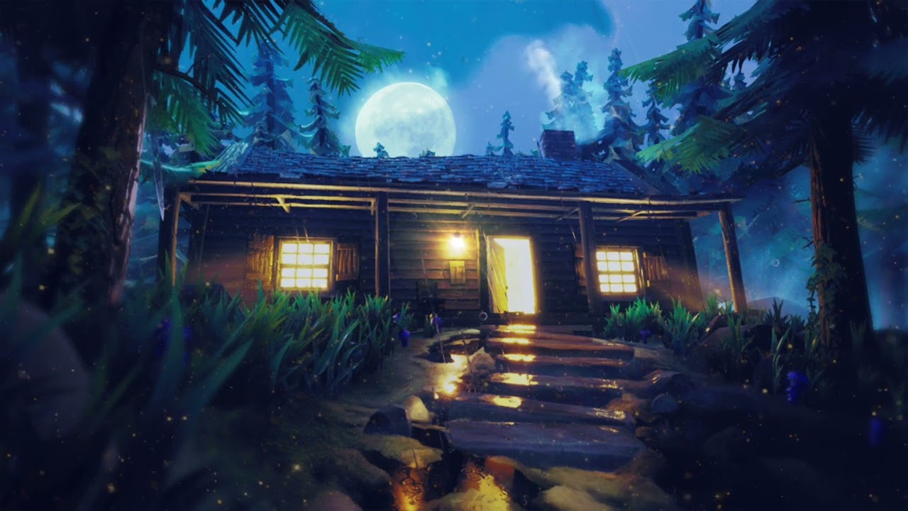 Magical Moonlight Forest I 🌕 FULL Moon Relax - Nature Sound Ambience ...