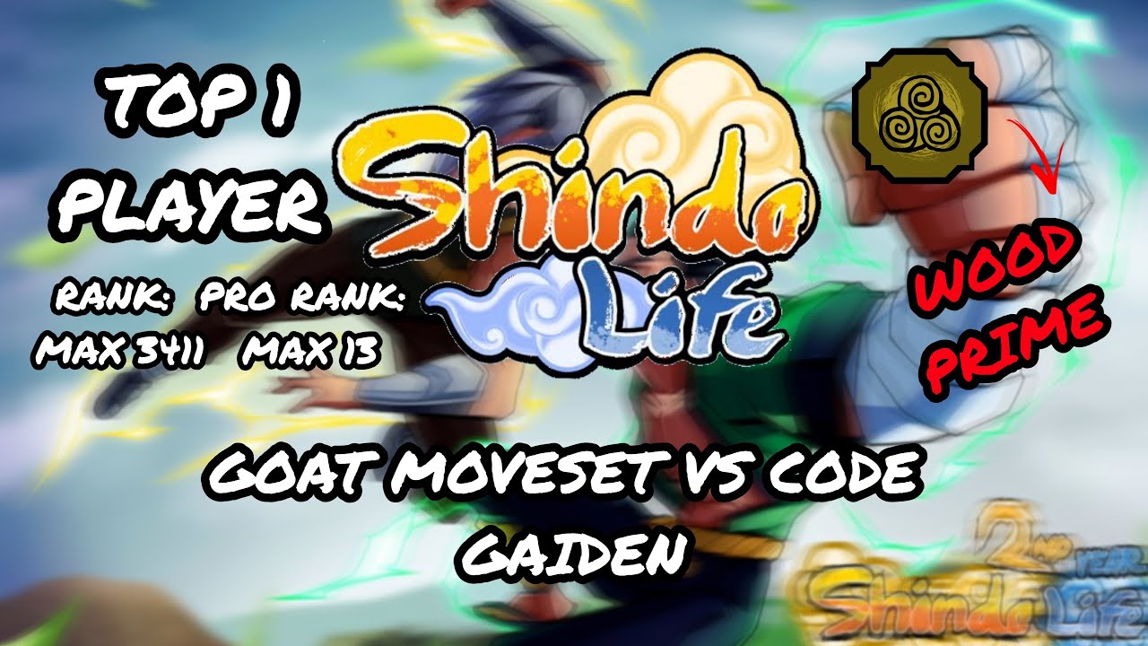 Shindo Life PVP #8 | WOOD GOAT | Top 1 Shinobi - YouTube