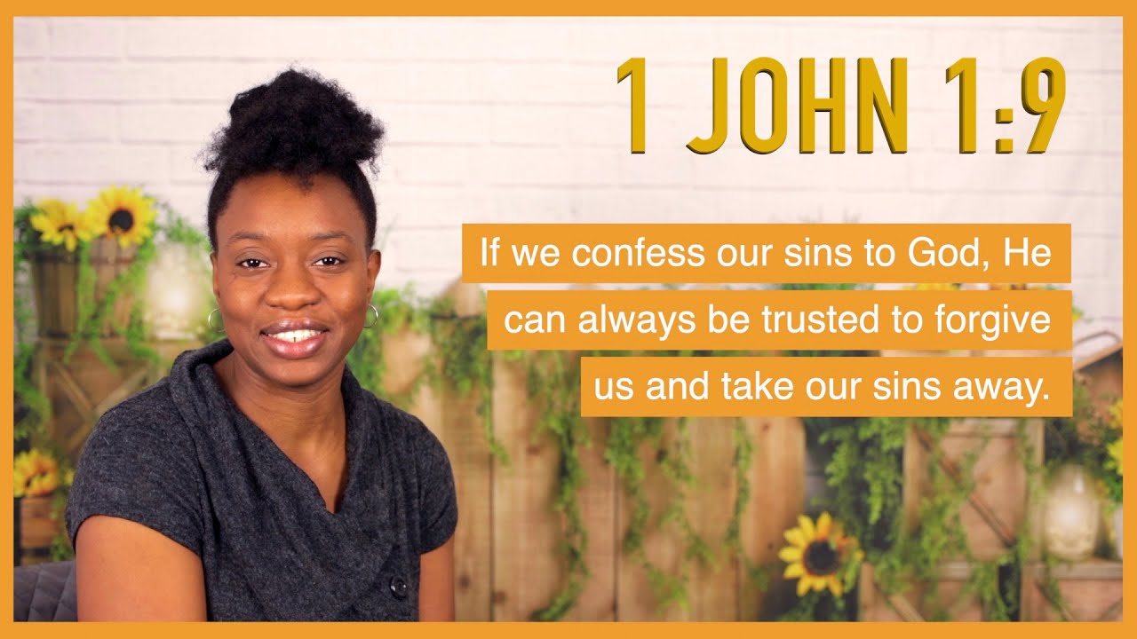 VERSE ON REPENTANCE / 1 JOHN 1:9/ - Memory Verse with Ms.T | Bible ...