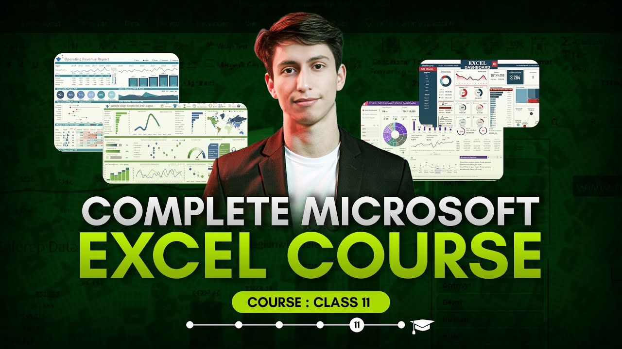 MS Excel Masterclass (11) - Data Visualization with Excel Charts ...