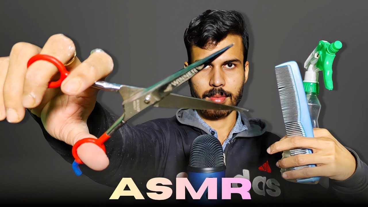 ASMR Haircut 💇 | Relaxing Barber Roleplay for Sleep & Tingles - YouTube