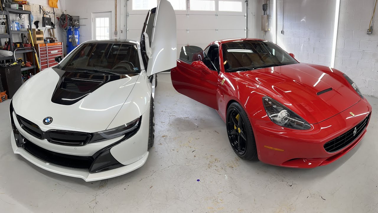 Renewed Ferrari California and BMW i8 - YouTube