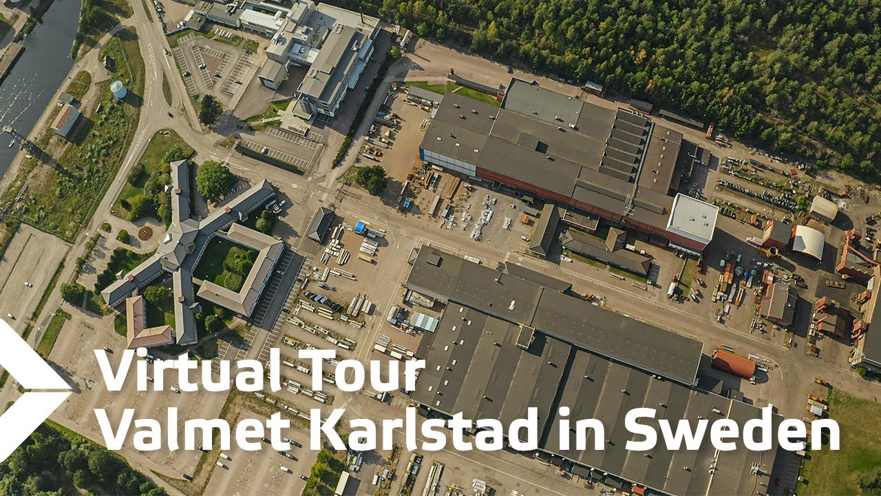 Virtual tour at Valmet site in Karlstad Sweden - YouTube