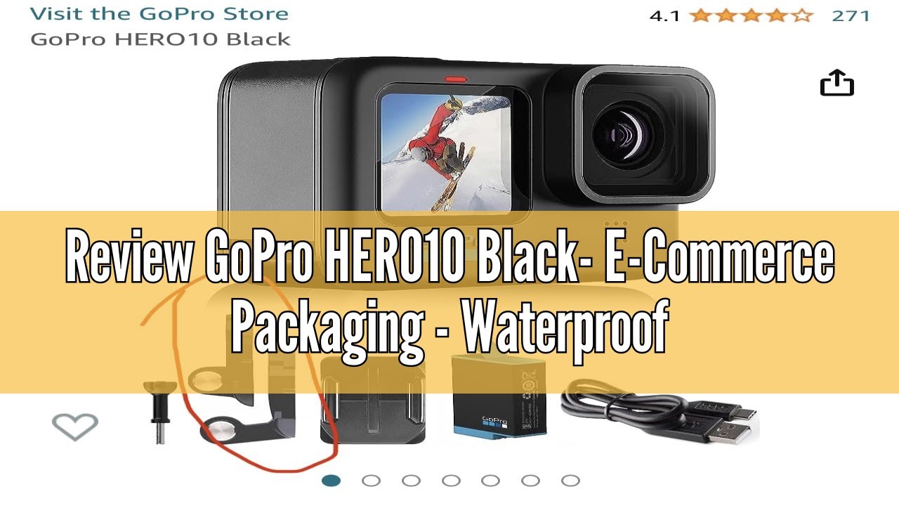 Review GoPro HERO10 Black- E-Commerce Packaging - Waterproof Action ...