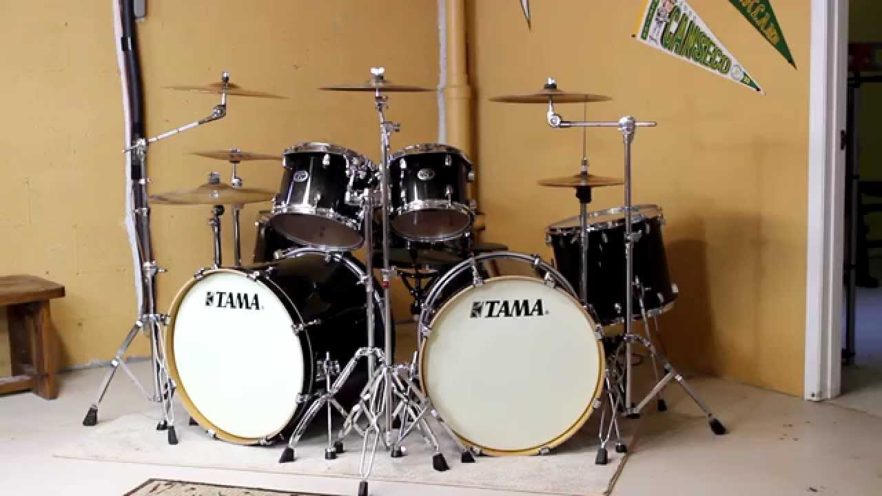 Tama Silverstar Drum set Birch Shells Overview - YouTube