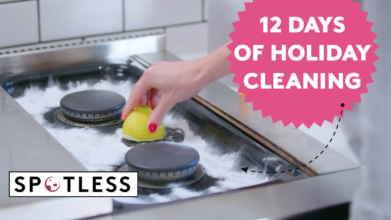 12 Days of Cleaning for the Holidays | Spotless | Real Simple - YouTube