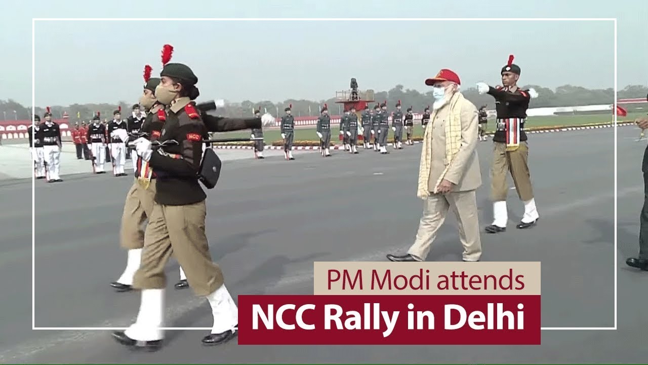 PM Narendra Modi addresses NCC PM Rally at Cariappa Ground in Delhi ...