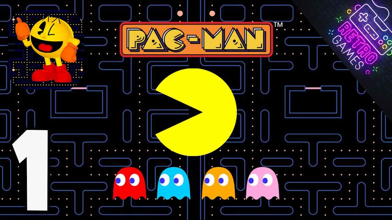Pac-Man (Midway) I Retro Gameplay Walkthrough Part #1 - YouTube