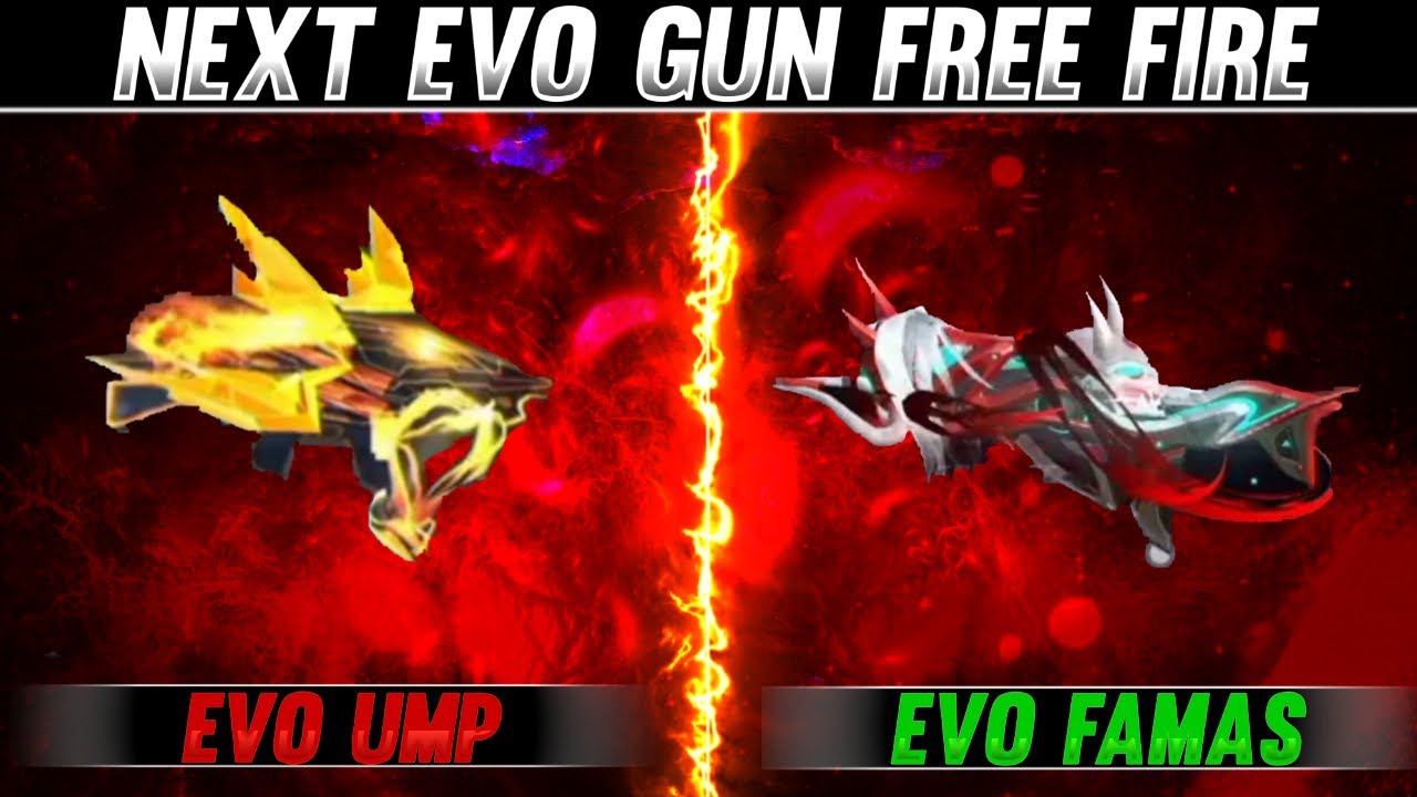 New Evolution Famas And Ump Gun in FF | Next Evo Gun Free Fire | New ...