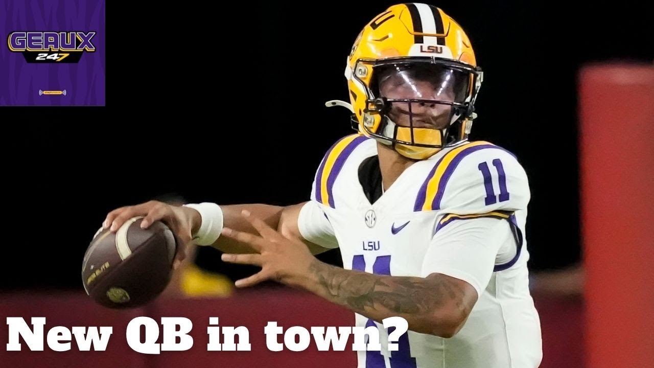 LSU leaning into two quarterback system - YouTube