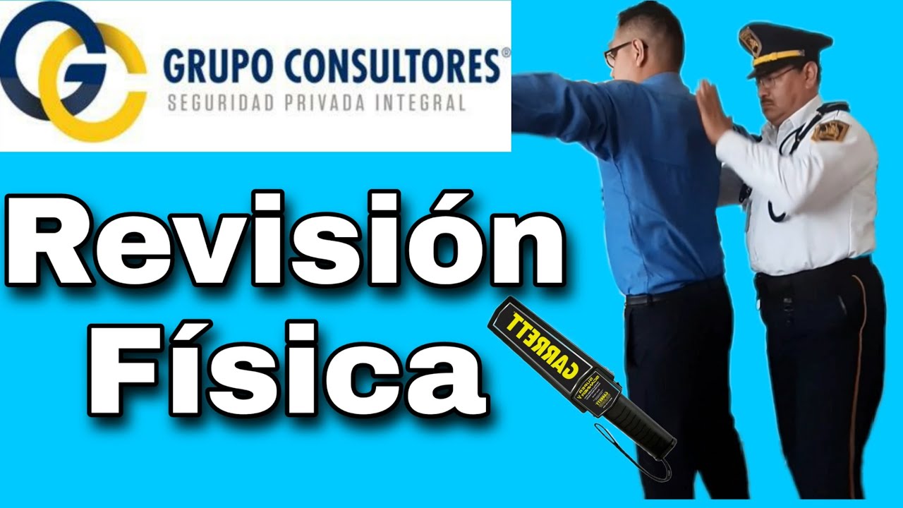 Revisión Física (cacheo) y revisión con detector de metales - YouTube