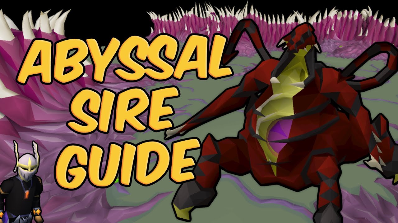 Simple Abyssal Sire Guide (OSRS) - YouTube