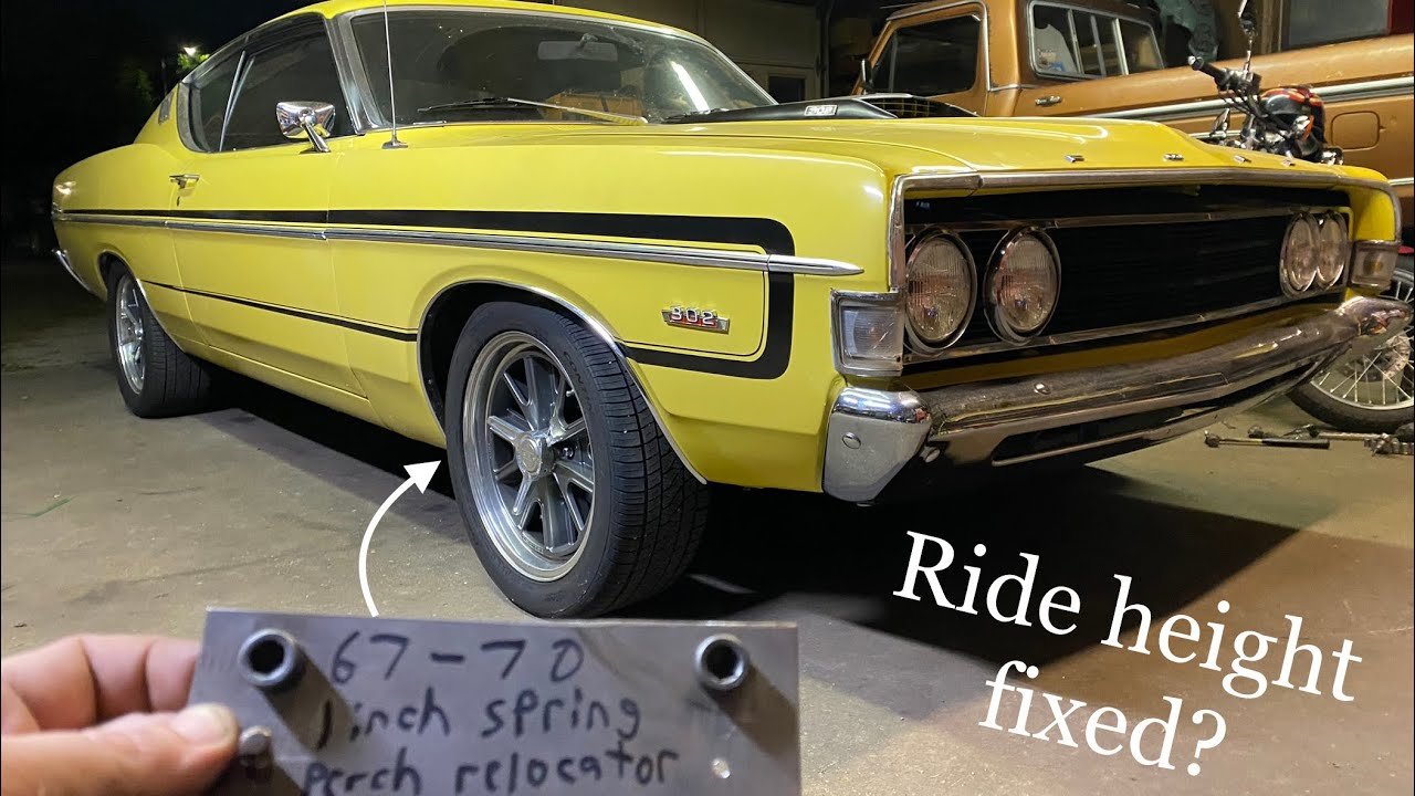 Relocating spring perch on a 68-69 Ford Fairlane/Torino,mustang,cougar ...