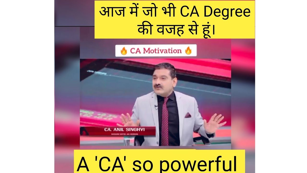 CA Students Motivation May 2022 Exam | CA Anil Singhvi Sir motivation ...