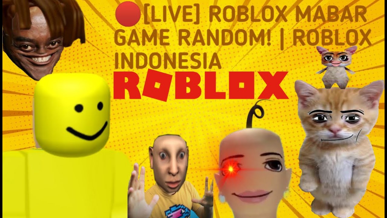 🔴[Live] Roblox Mabar Game Random! | Roblox Indonesia - YouTube