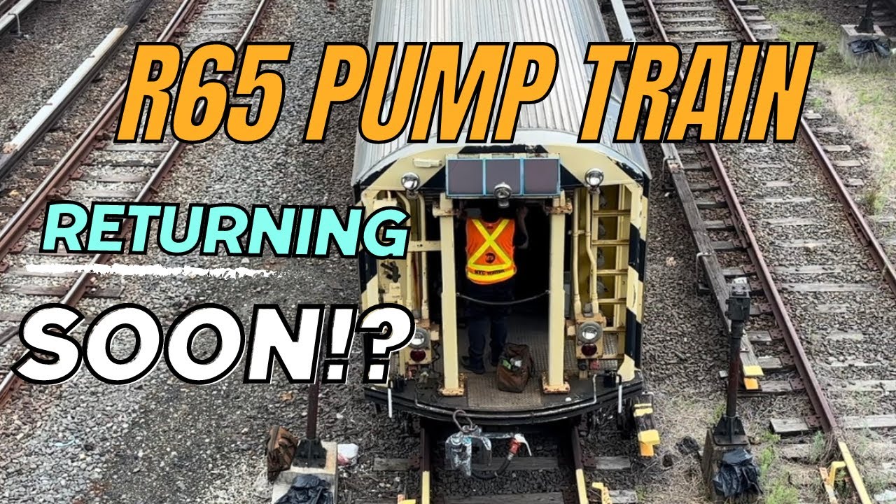 EXCLUSIVE: R65 Pump Train Returning to Work Service Soon!? | NYC Subway ...