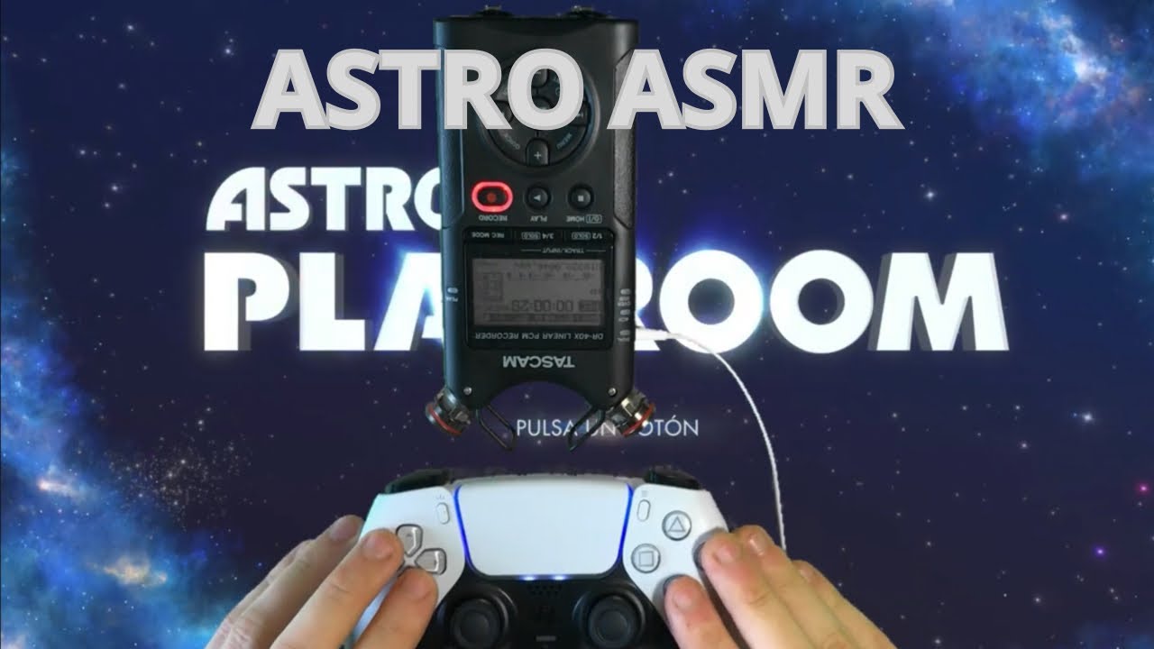 ASMR DualSense Controller: Relaxing Sounds & Astro’s Playroom Gameplay ...