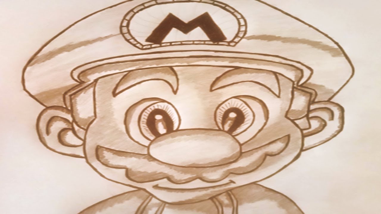 How to Draw Mario Step-by-Step | Easy Mario Drawing Tutorial for ...