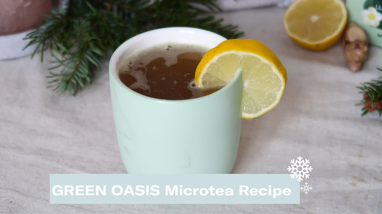 GREEN OASIS Microtea Recipe & Giveaway | waterdrop® - YouTube