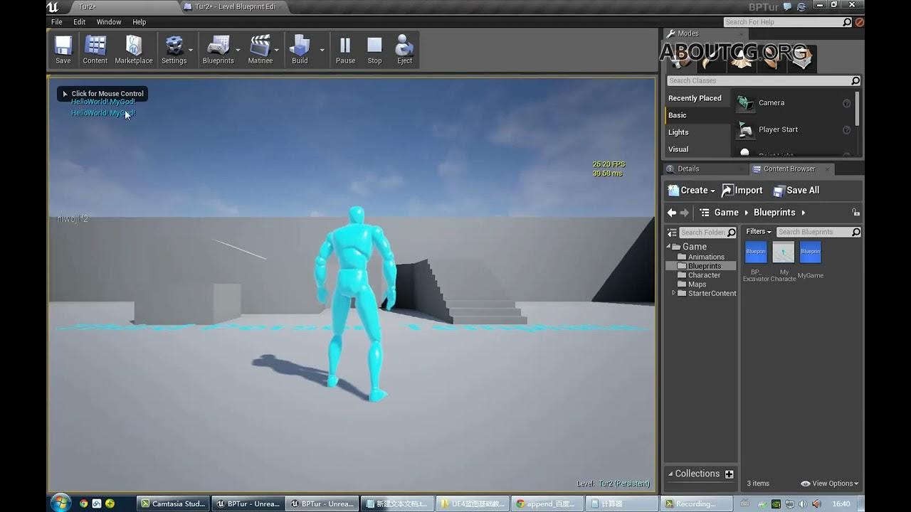 UE4 02 005 蓝图变量基础 String&Append - YouTube