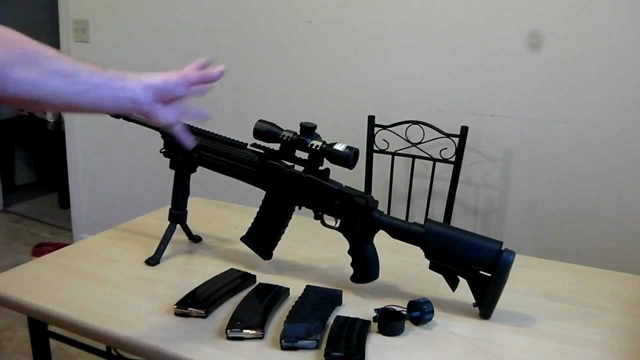 Ruger Mini 14 ATI Tactical Best AR15 Alternative.. - YouTube