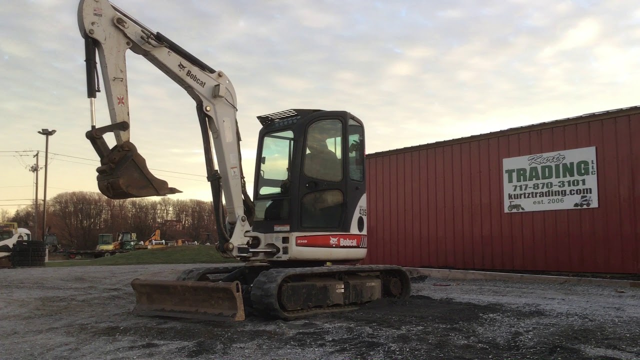Bobcat 435 Mini Excavator! - YouTube