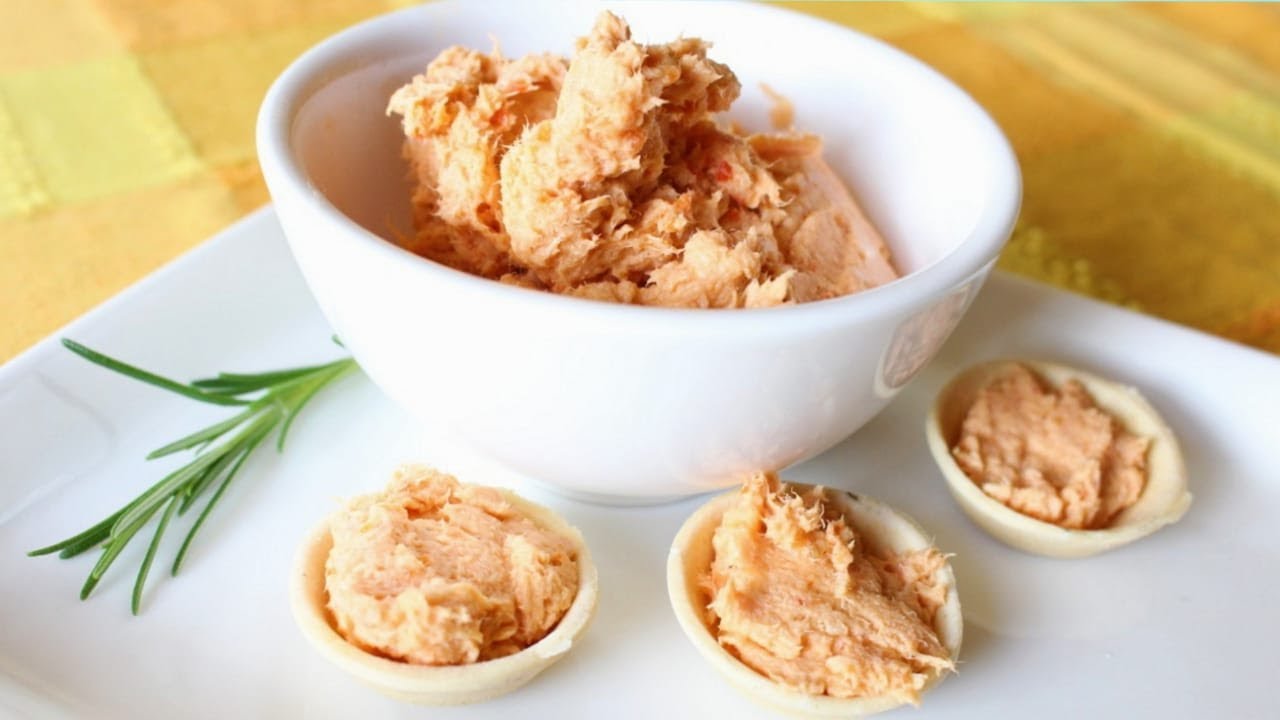 Pasta Pollo-Morrón || Especial Canapés 🍴 - YouTube