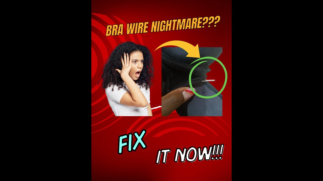 Why Your Bra Underwire Keeps Poking Out & How to Fix It | Bra Care Tips ...