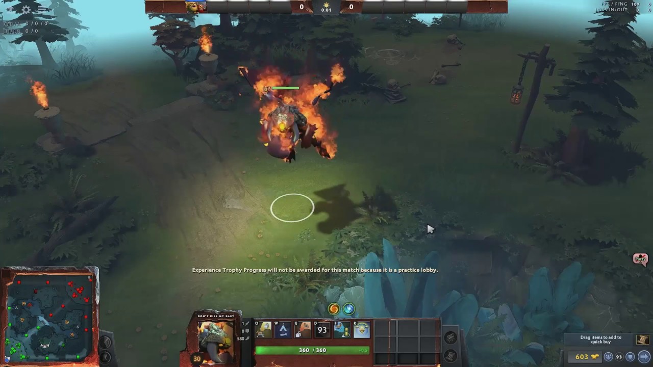 Unusual Baby Roshan Trail of Burning Doom (TOBD) - Lava effect - DOTA 2 ...