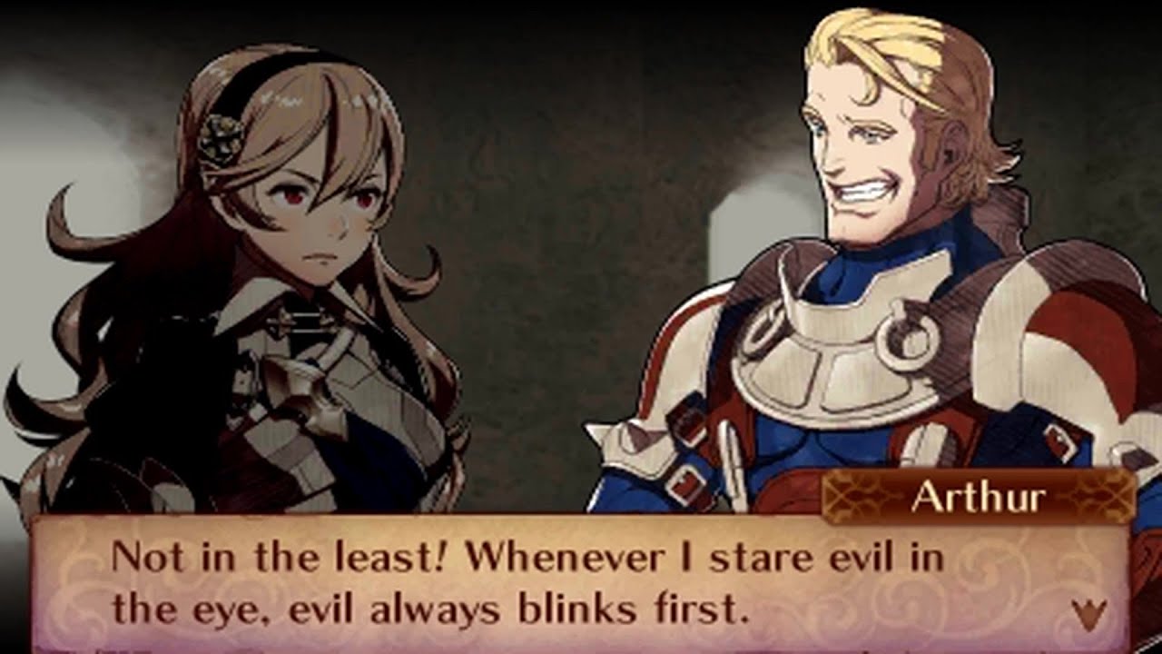 Fire Emblem Fates: Conquest - Female Avatar (My Unit) & Arthur Support ...