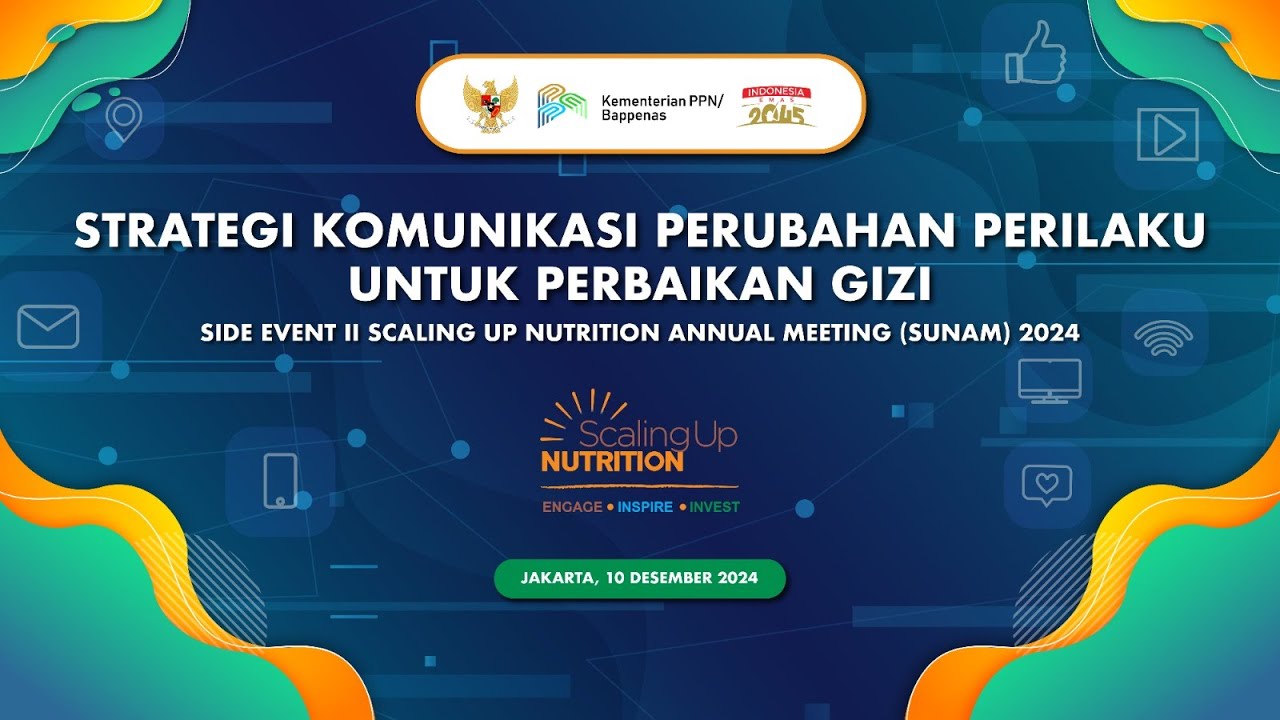 Side Event II SUNAM: Strategi komunikasi perubahan perilaku untuk perbaikan gizi - YouTube
