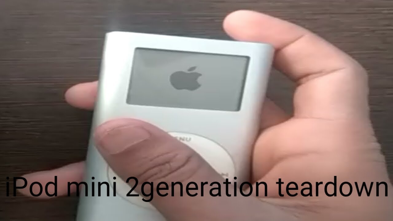iPod mini second generation: teardown/dismantle /repaire - YouTube