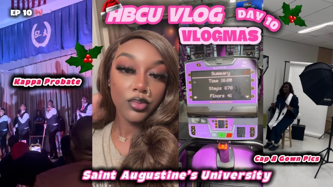 VLOGMAS 10: HBCU Senior Cap & Gown Pics, Kappa Alpha Psi SPR ‘24 ...