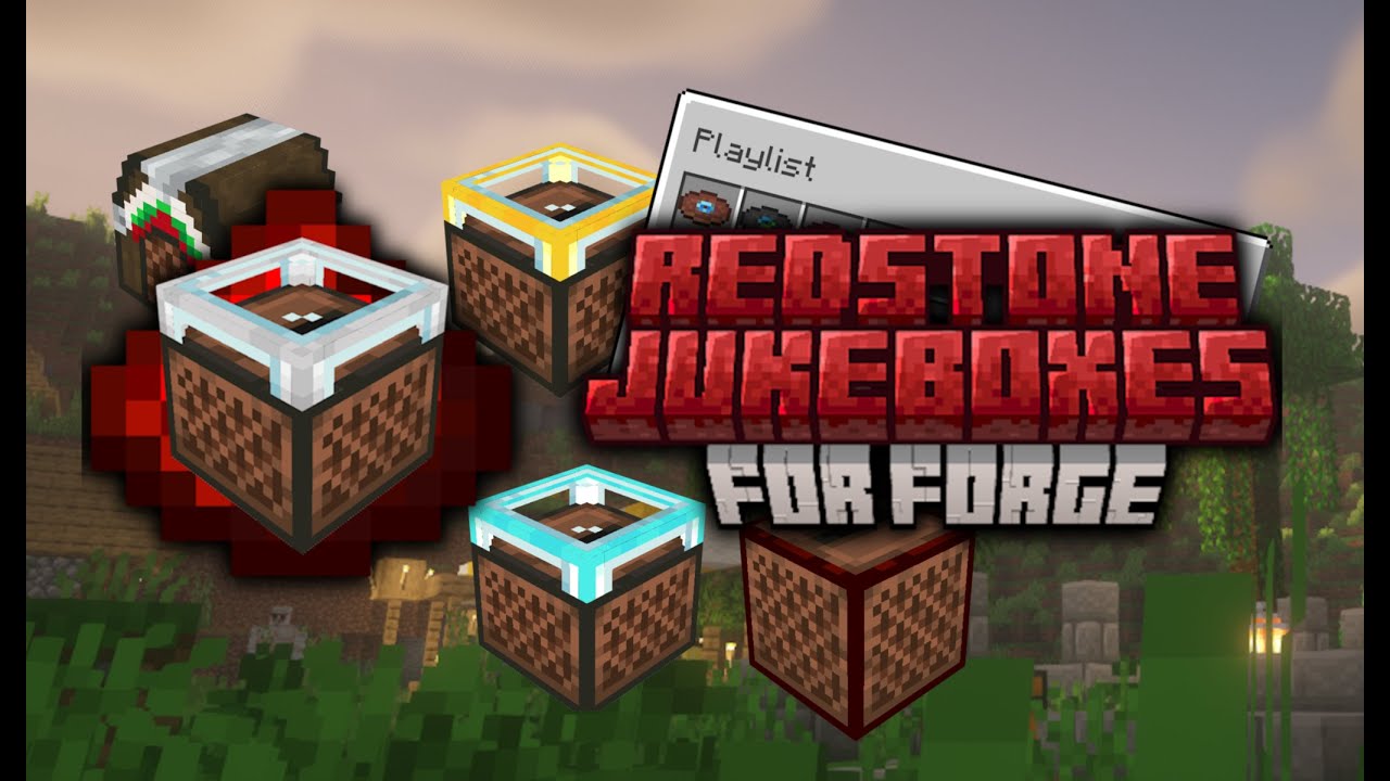 Redstone Jukeboxes for Minecraft | Tutorial | Forge & Fabric - YouTube