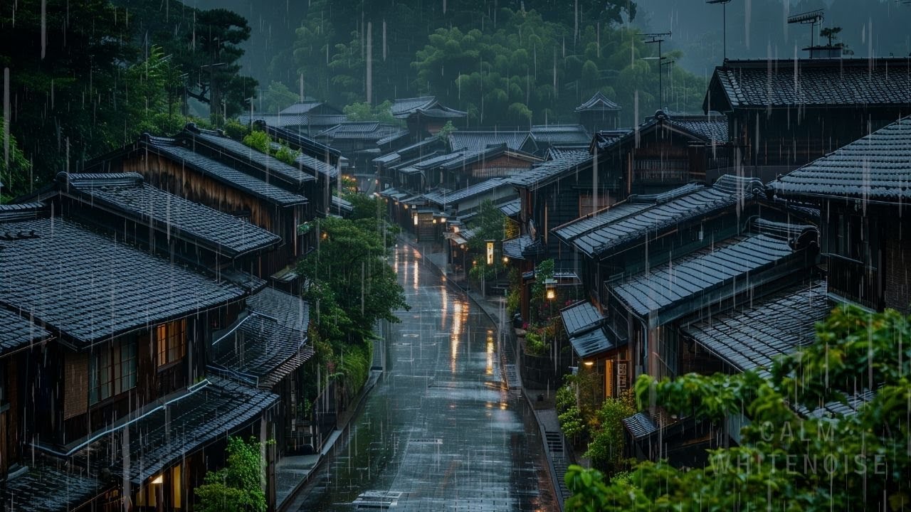 24 Hours of City Rain: Comfort and Serenity, Goodbye Anxiety, Embrace ...