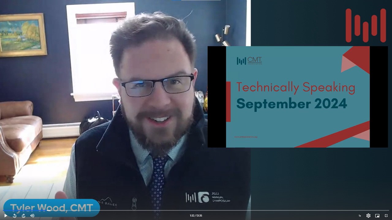 CMT Members & Candidates - September Technically Speaking - YouTube