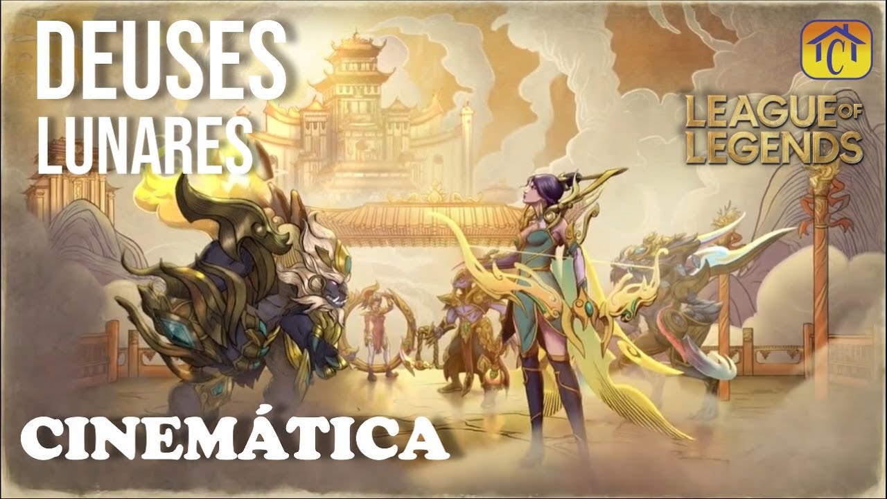 DEUSES LUNARES DO LEAGUE OF LEGENDS (ASHE, QIYANA, THRESH, KHA'ZIX ...