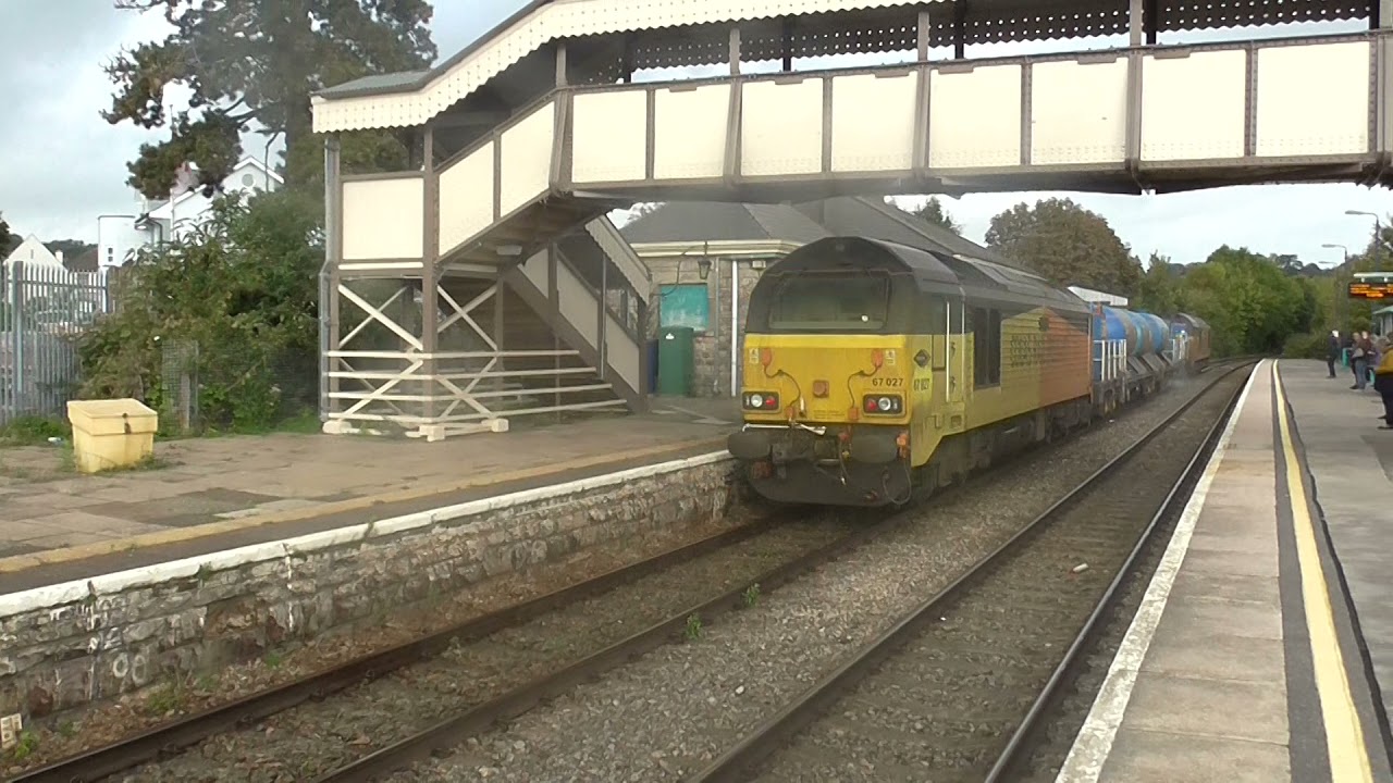 Colas Rail Class 67's no's: 67023-67027 @ Chepstow {3S33} 14/10/2021 ...