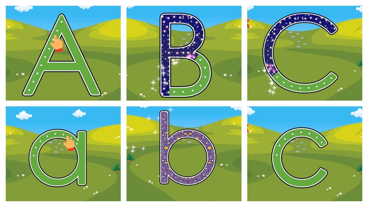 ABC Learn English Alphabet – Uppercase and Lowercase Letters Writing ...