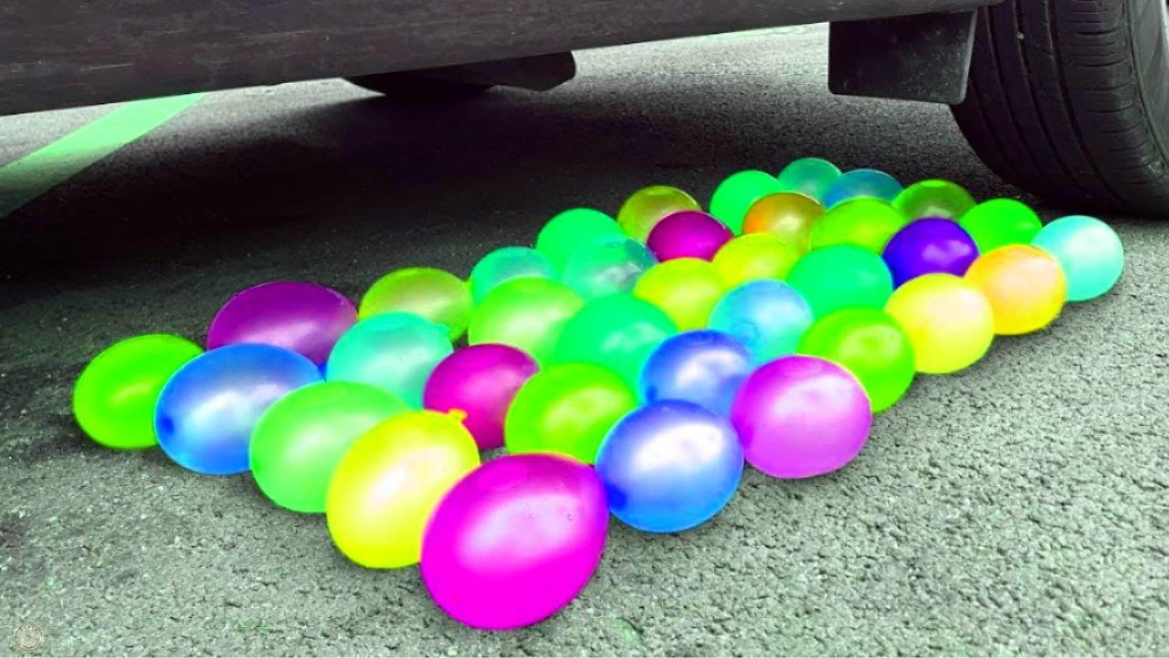 Crushing Crunchy & Soft Things by Car! - EXPERIMENT: HALLOWEEN PUMPKINS ...