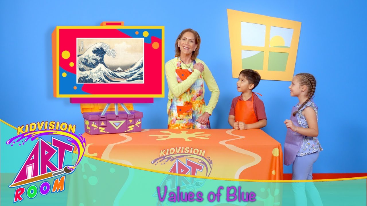 Values of Blue | KidVision Art Room - YouTube